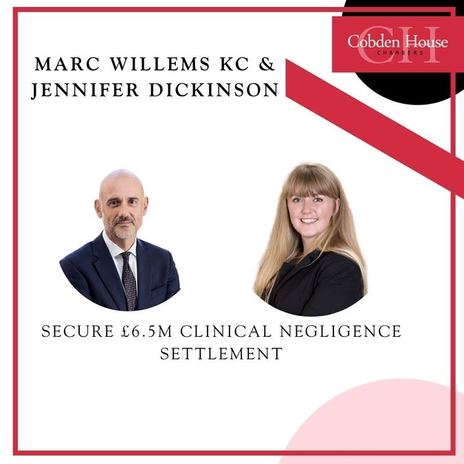Cobden House Chambers - Marc Willems KC and Jennifer Dickinson secure £ ...