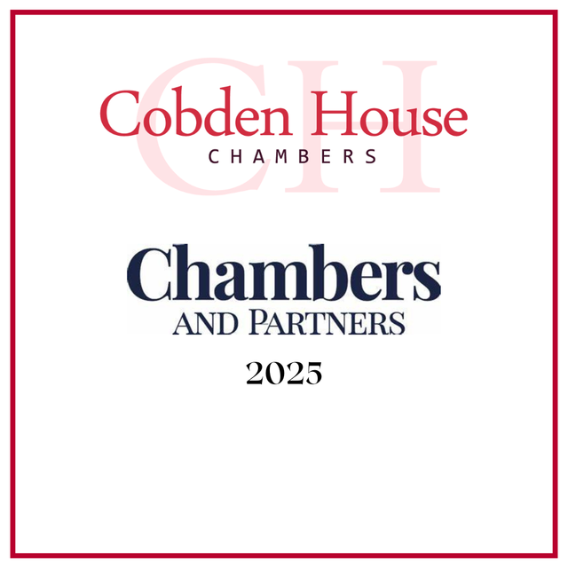 Cobden House Chambers - Chambers and Partners 2025 Rankings